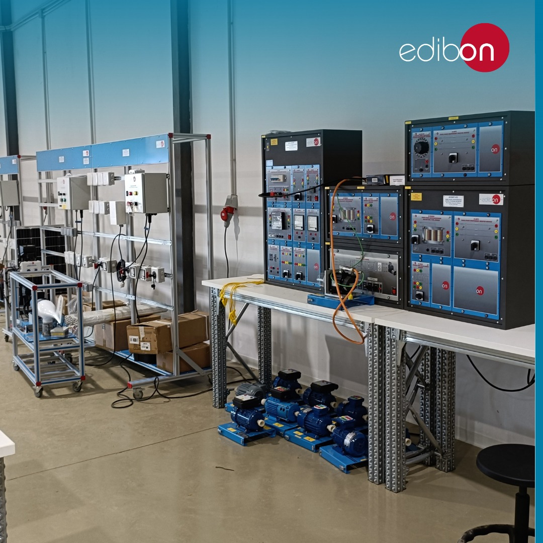 Setting up at METFPA, Ivory Coast - Edibon