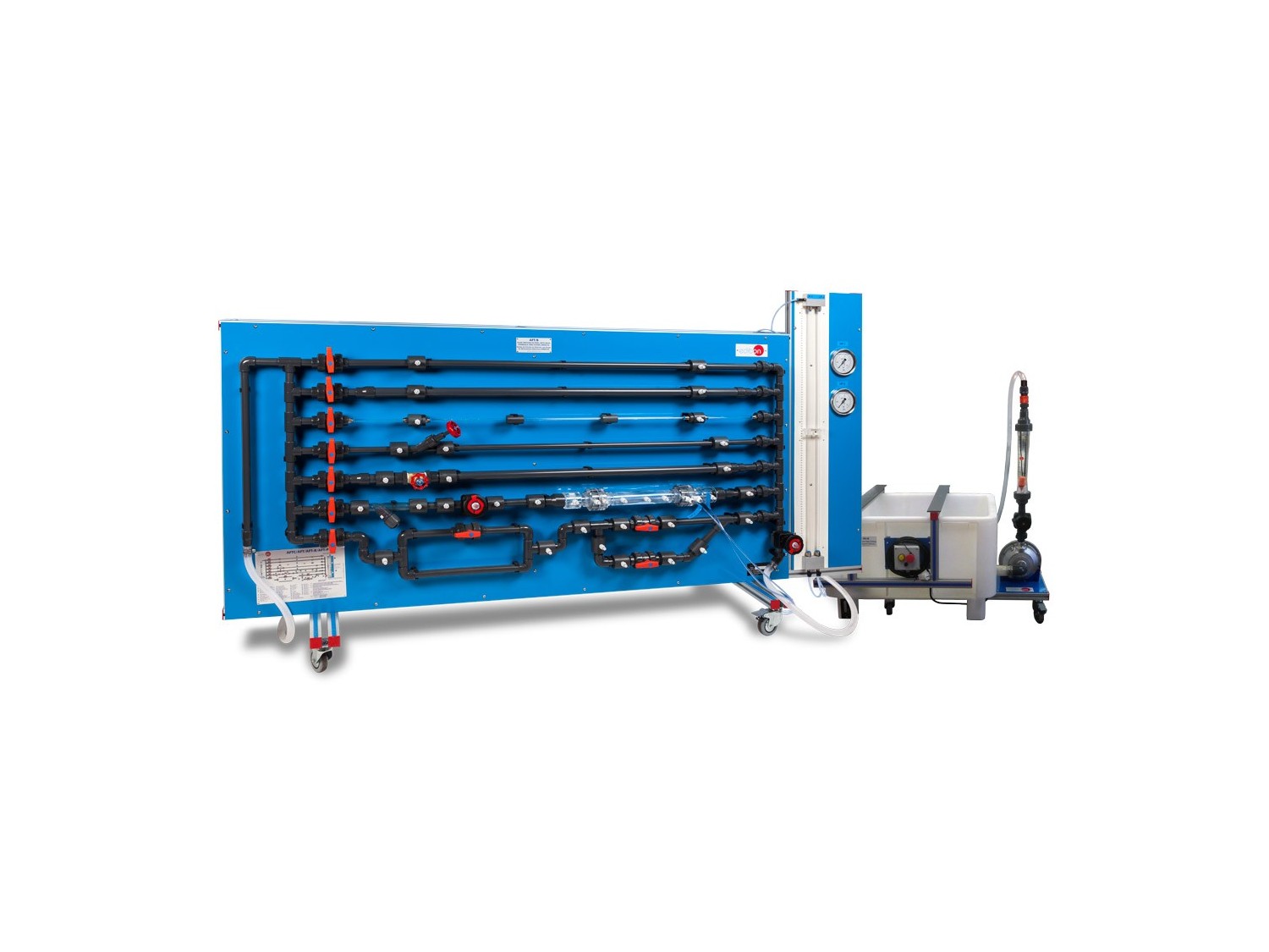 Pipe Network Unit, with Hydraulics Bench (FME00) | EDIBON