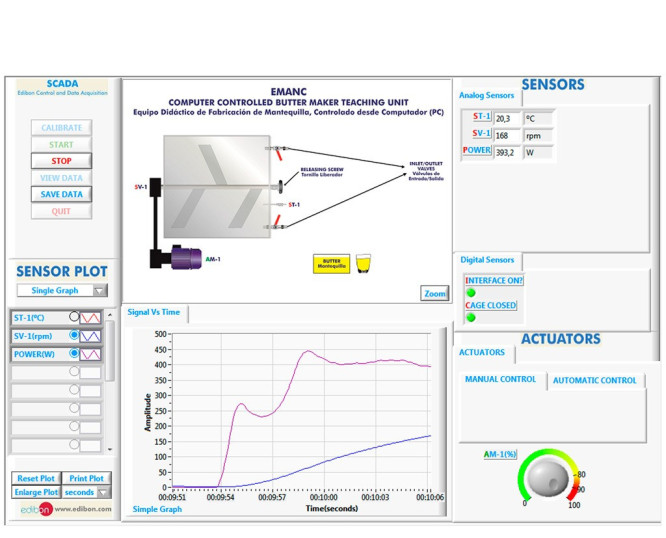 Computer Controlled Butter Maker Teaching Unit | EDIBON