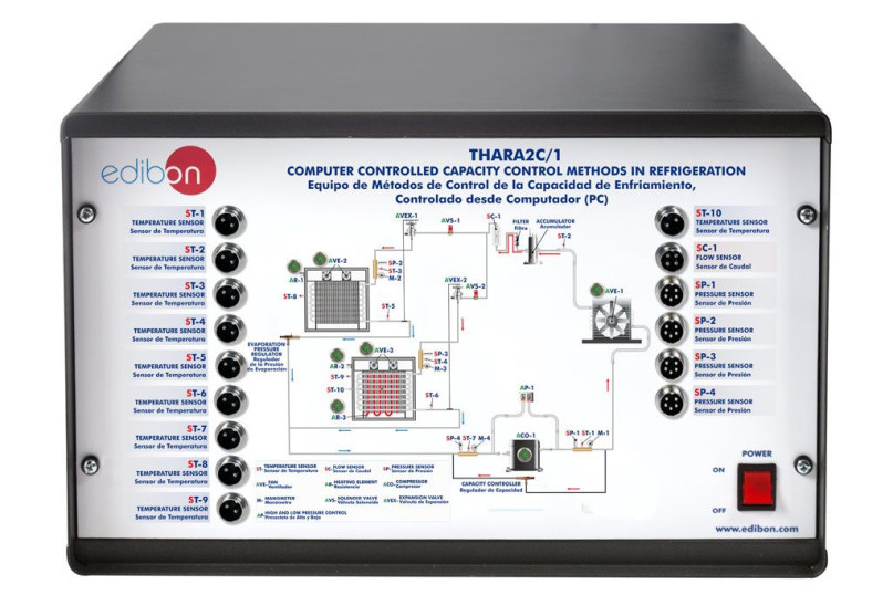 Computer Controlled Capacity Control Methods in Refrigeration | EDIBON