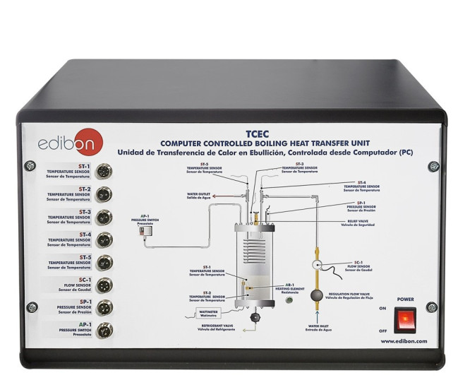 Computer Controlled Boiling Heat Transfer Unit | EDIBON