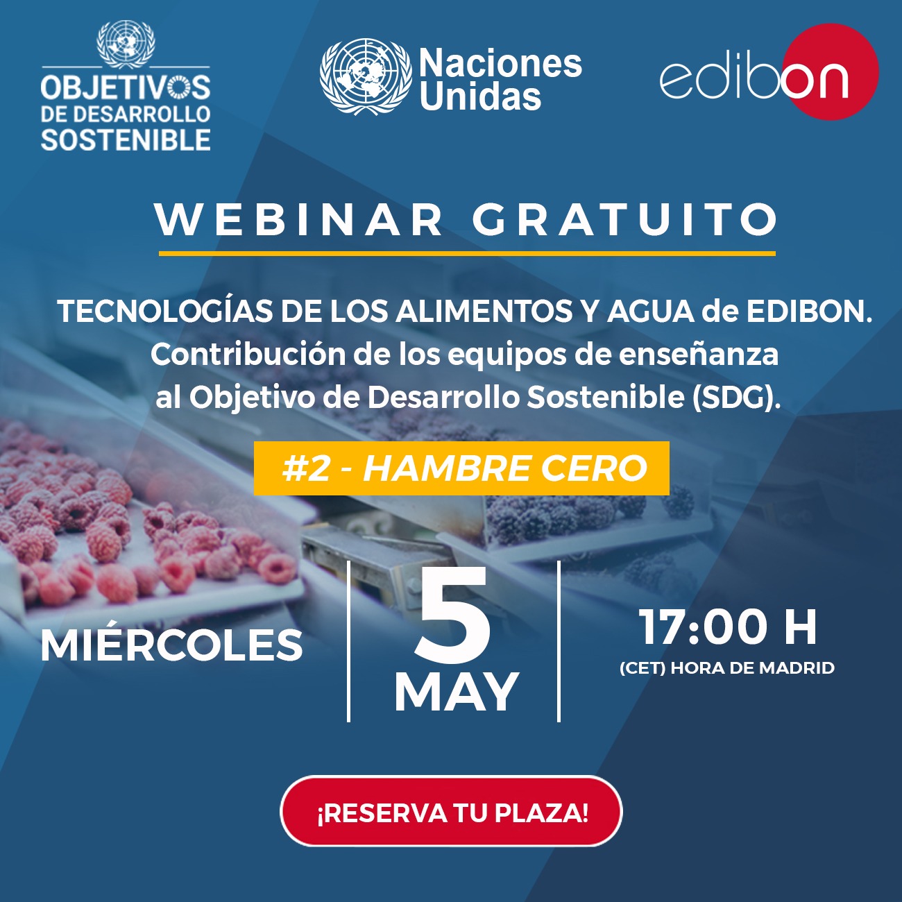 Webinar: Tecnologías de los alimentos y agua de Edibon. Contribución de ...