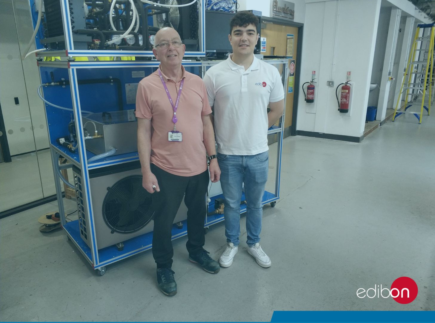 Setting up at DN Colleges Group (UK) - EDIBON