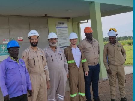 Setting up at the Uganda Petroleum Institute Kigumba (UPIK) - EDIBON