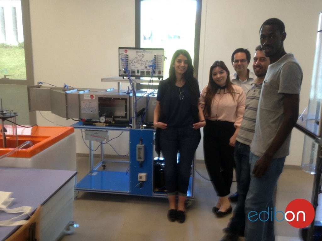 Setting up at Université Euromed de Fès - EDIBON